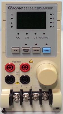 Chroma 63102 DC Load Module, 100W, 20A, 80V, Dual Ch. Rental, Repair ...