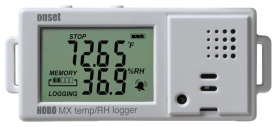 Onset HOBO Data Loggers MX1101 Wireless Temperature & Relative Humidity ...